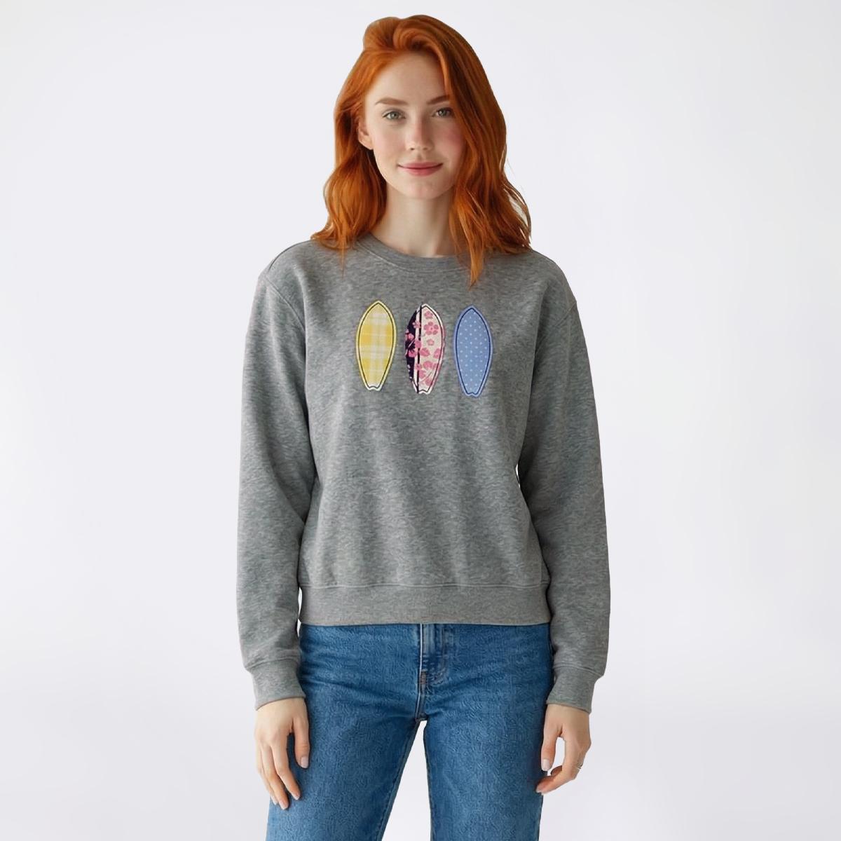 Click here for Juniors No Comment Surf Board Sweatshirt prices